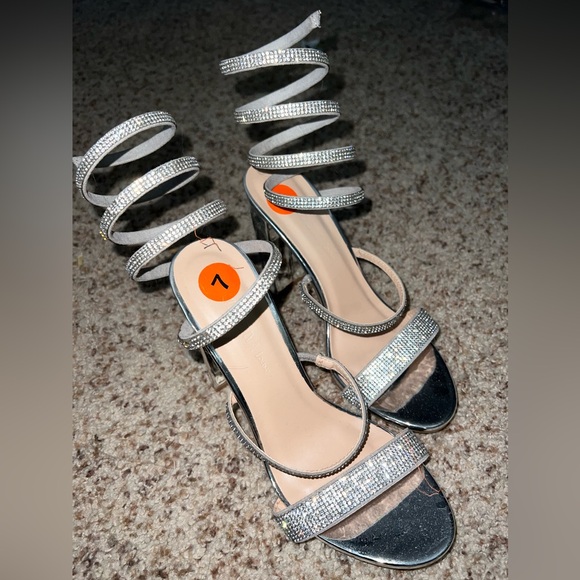 Shoes | Beautiful Wrap Rhinestone Heel | Poshmark